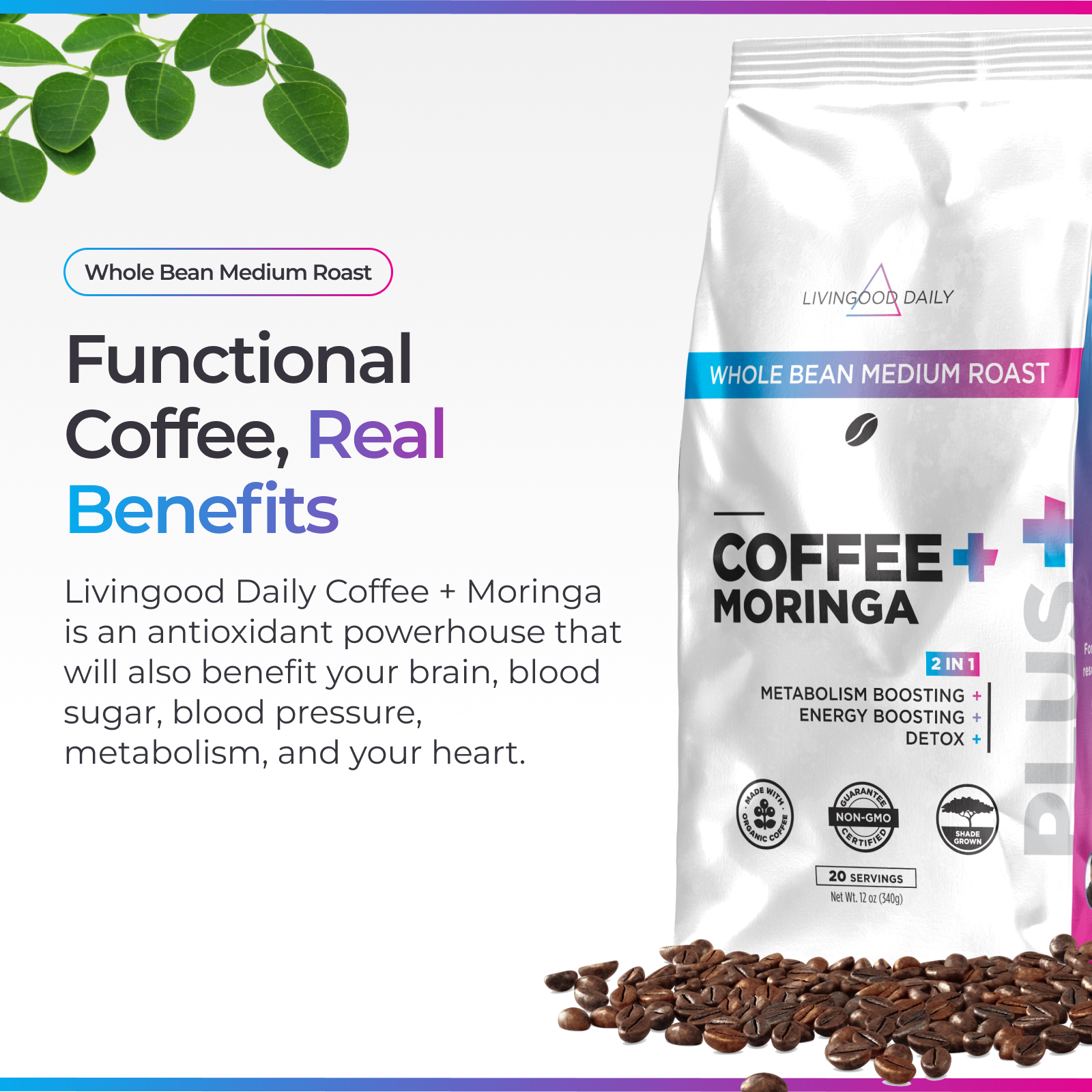Livingood Daily Coffee Moringa