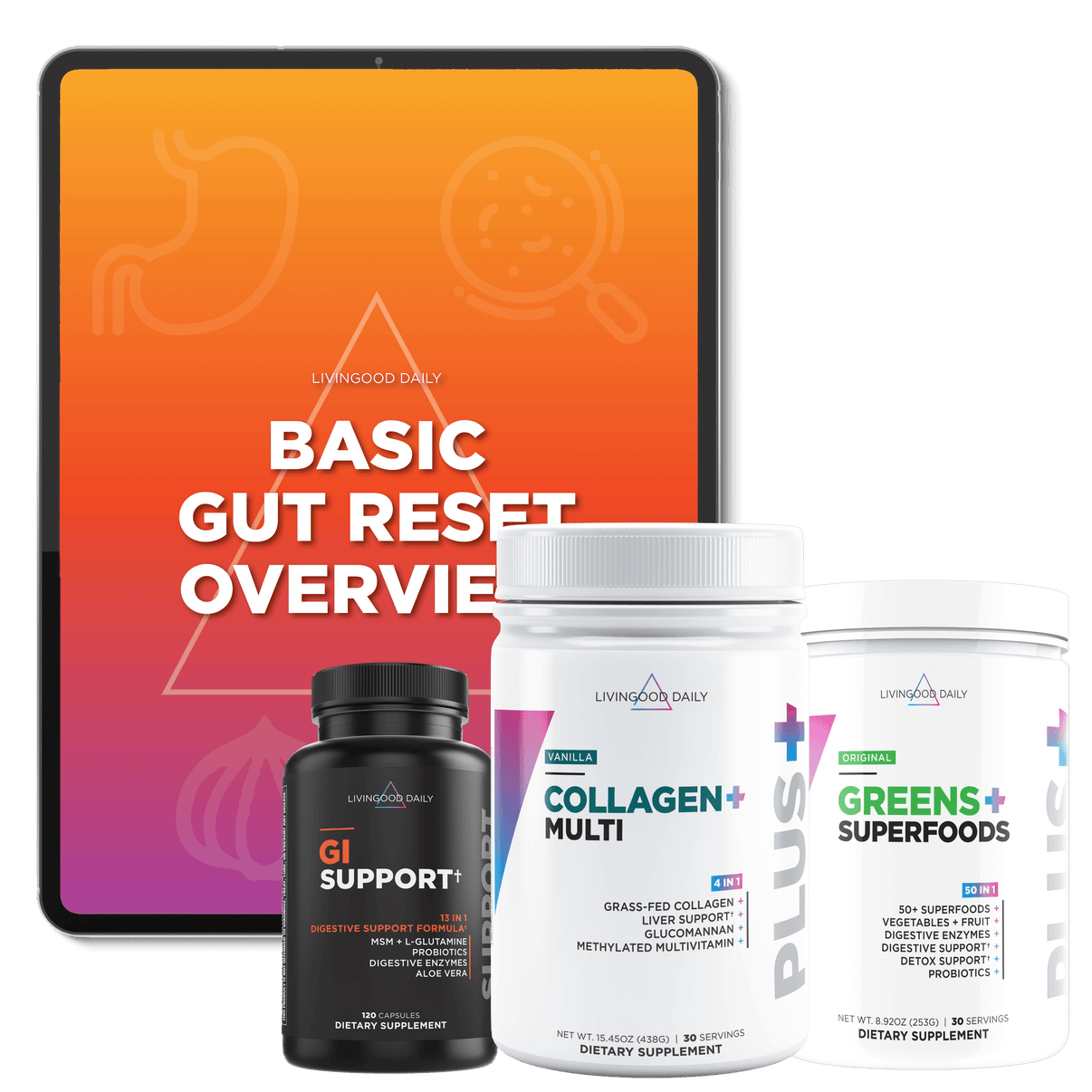 Livingood Daily Gut Reset Bundle