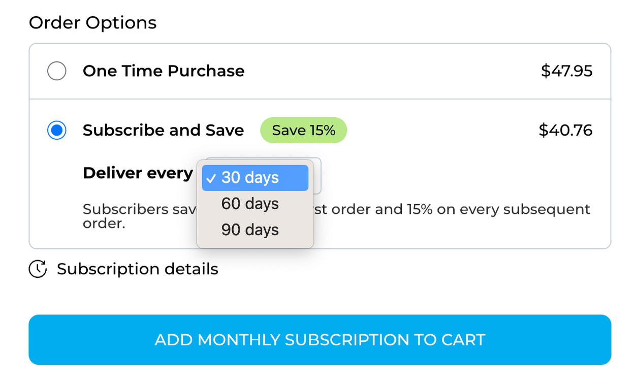 About Subscribe and Save – Livingood Daily