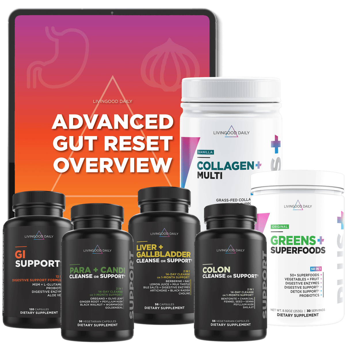 Livingood Daily Advanced Gut Reset Bundle